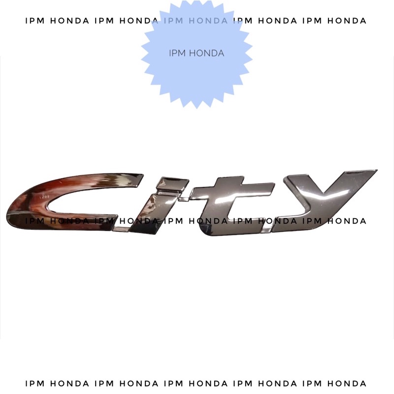 Jual 75722 SX8 Emblem Logo Tulisan City Untuk Honda City Type Z 1999 ...