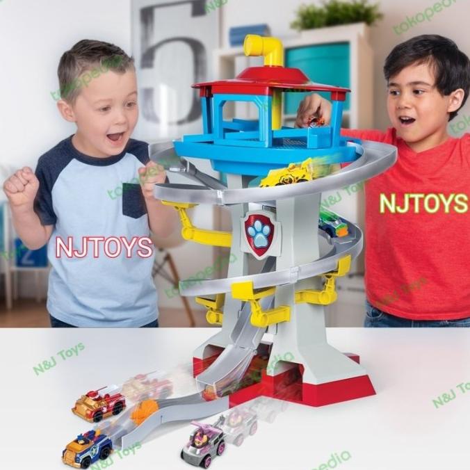Jual Paw Patrol Adventure Bay Rescue Way Paw Patrol Tower -mainan ...