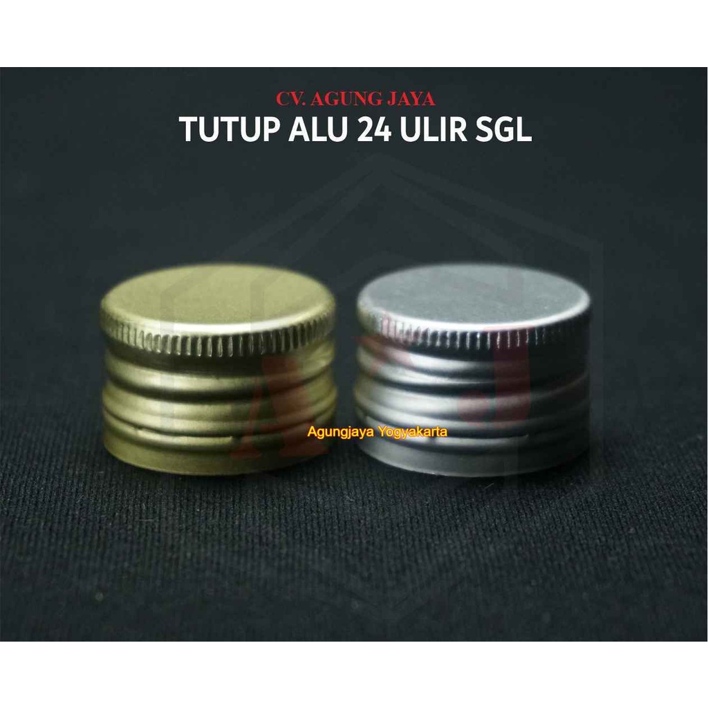 Jual Tutup Aluminium D 24 Ulir Segel / Tutup Obat / Tutup Marjan ...