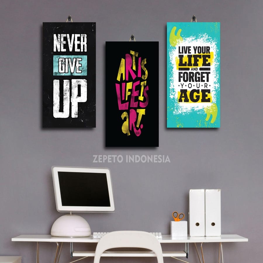 Jual 141-160 POSTER KAYU QUOTES ENJOY LIFE 15X30 NQNO3/MAX9Y/ DEKORASI ...