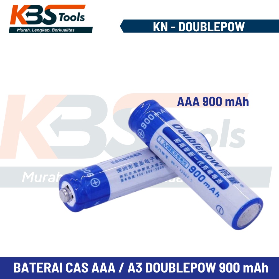 Jual Battery Cas AAA / A3 900 mAh - Baterai Recharger Doublepow ...
