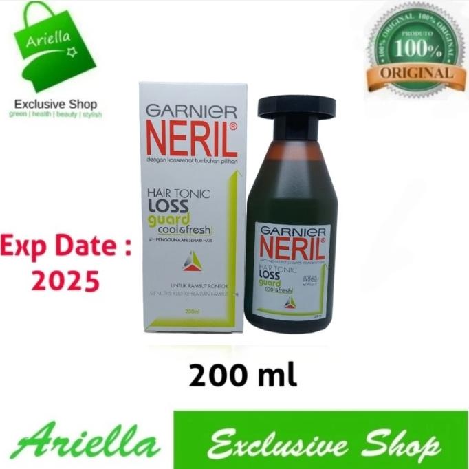 Jual Neril Hair Tonic Anti Loss Guard Cool and Fresh 200 ml | Shopee ...