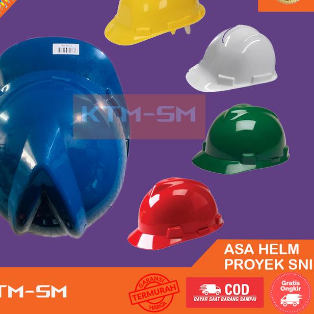 Jual ASA HELM PROYEK SNI PUTIH Helm Safety Untuk Proyek Standart Merk ...