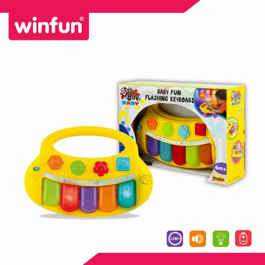 Jual Winfun Baby Fun Flashing Keyboard Beat Bop Baby Play And Toys ...