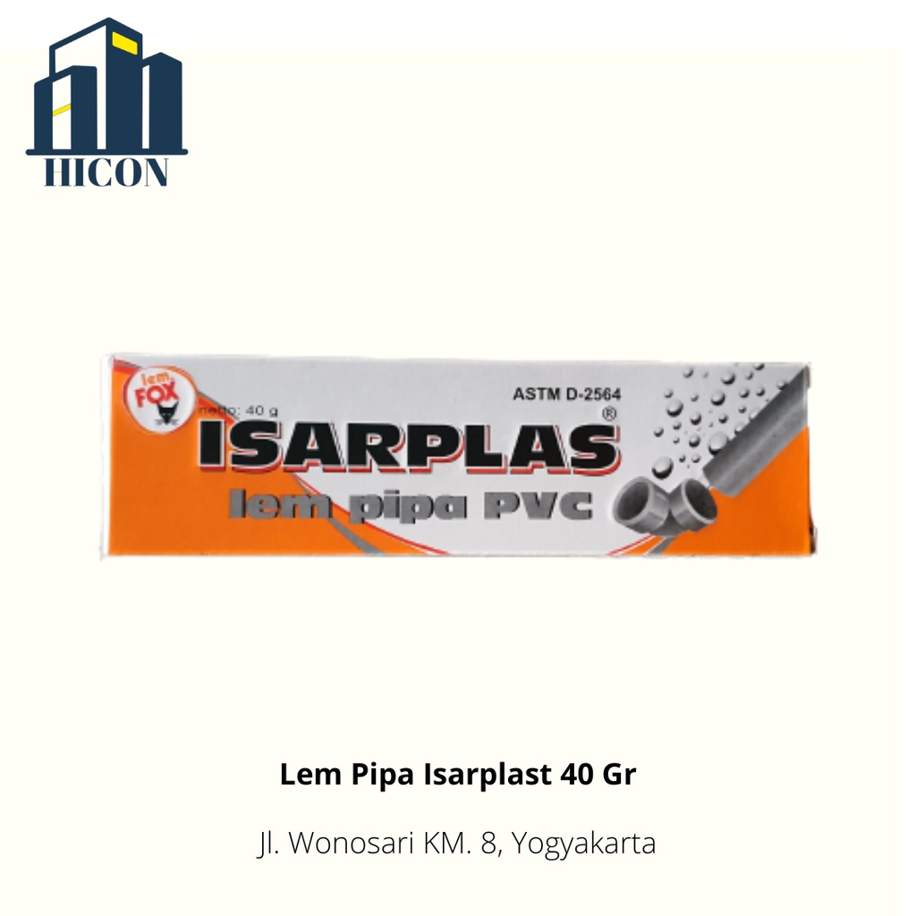 Jual Lem Pipa PVC Isarplast - 40 Gr | Shopee Indonesia