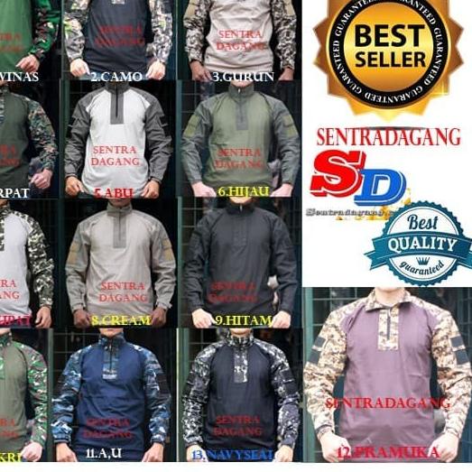 Jual baju BDU / kaos BDU Tactical Velcro | Shopee Indonesia