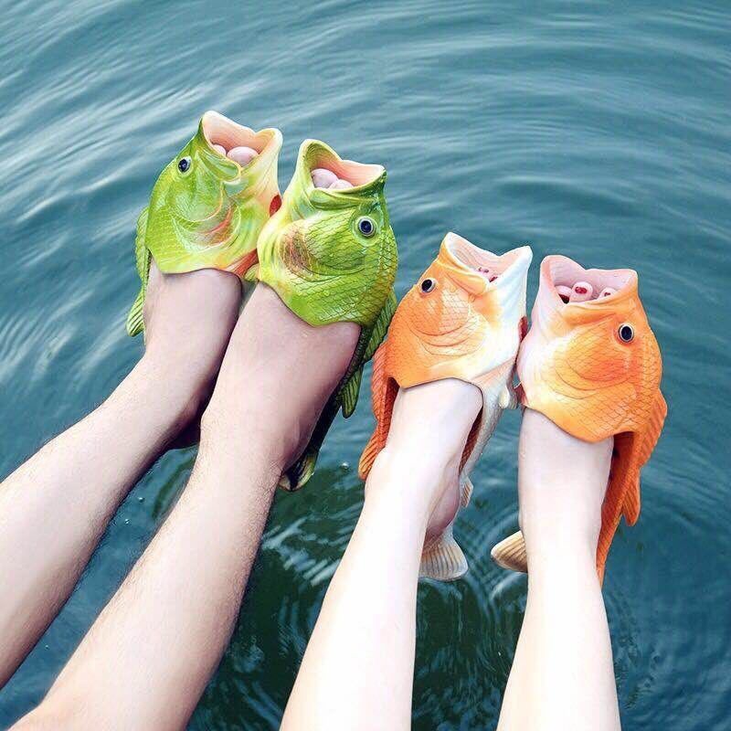 Jual SANDAL UNIK IMPORT MODEL IKAN, SANDAL COUPLE | Shopee Indonesia