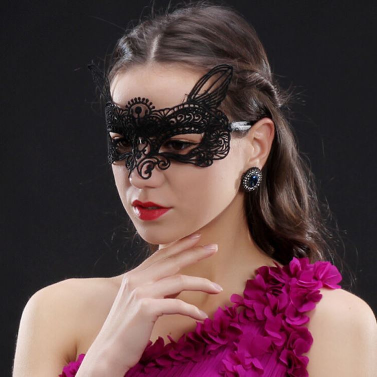 Jual New Topeng Pesta Seksi Model Renda Lace Sexy Catwomen Sexy Party