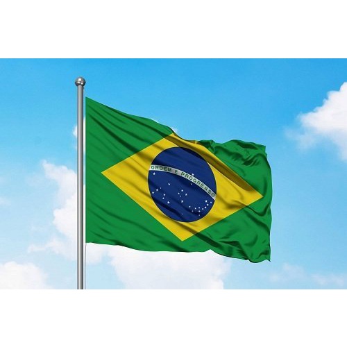 Jual Bendera negara Brasil brazil Berkualitas berbagai ukuran | Shopee ...