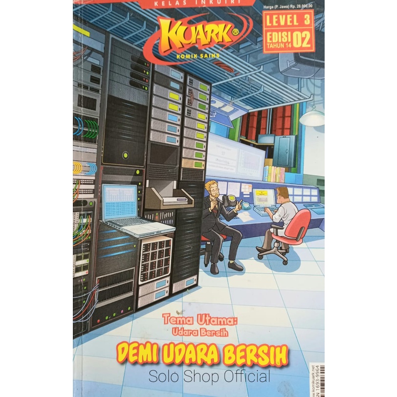 Jual Buku Komik Kuark Komik Sains Level 3 Edisi 02 Tahun 14 Kelas ...