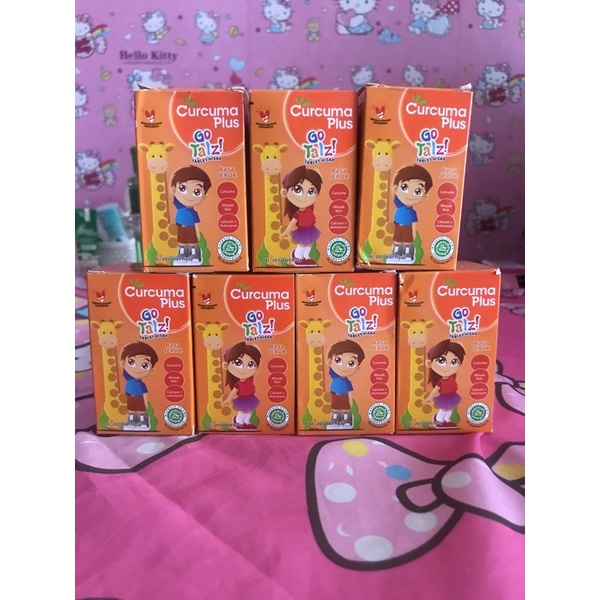 Jual Curcuma Plus Go Talz Tablet Hisap Multivitamin @20 Tablet | Shopee ...