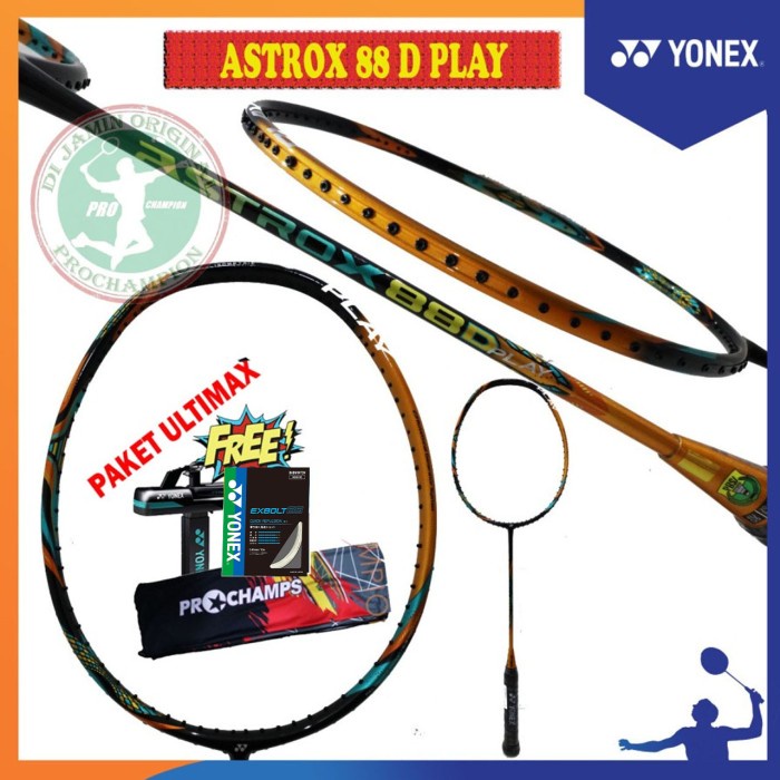 Jual YONEX ASTROX 88D PLAY / 88 D PLAY / AS88D-PL RAKET BADMINTON ...