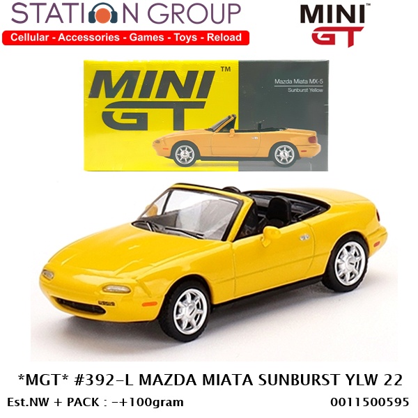 Jual MINI GT #392-L MAZDA MIATA SUNBURST YELLOW - DIECAST | Shopee ...