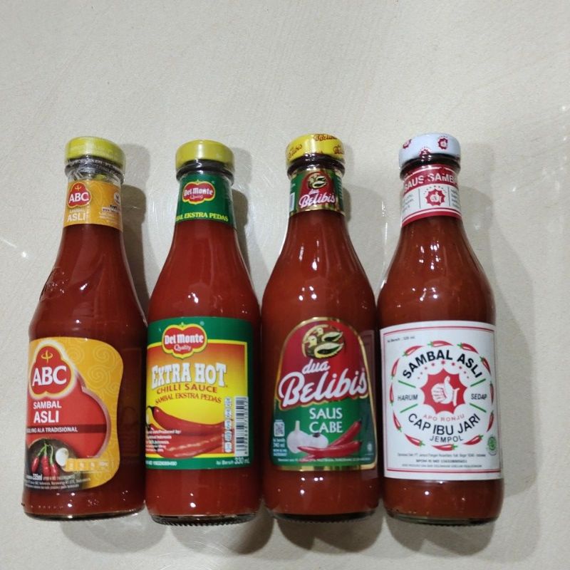 Jual saus sambal botol kaca | Shopee Indonesia