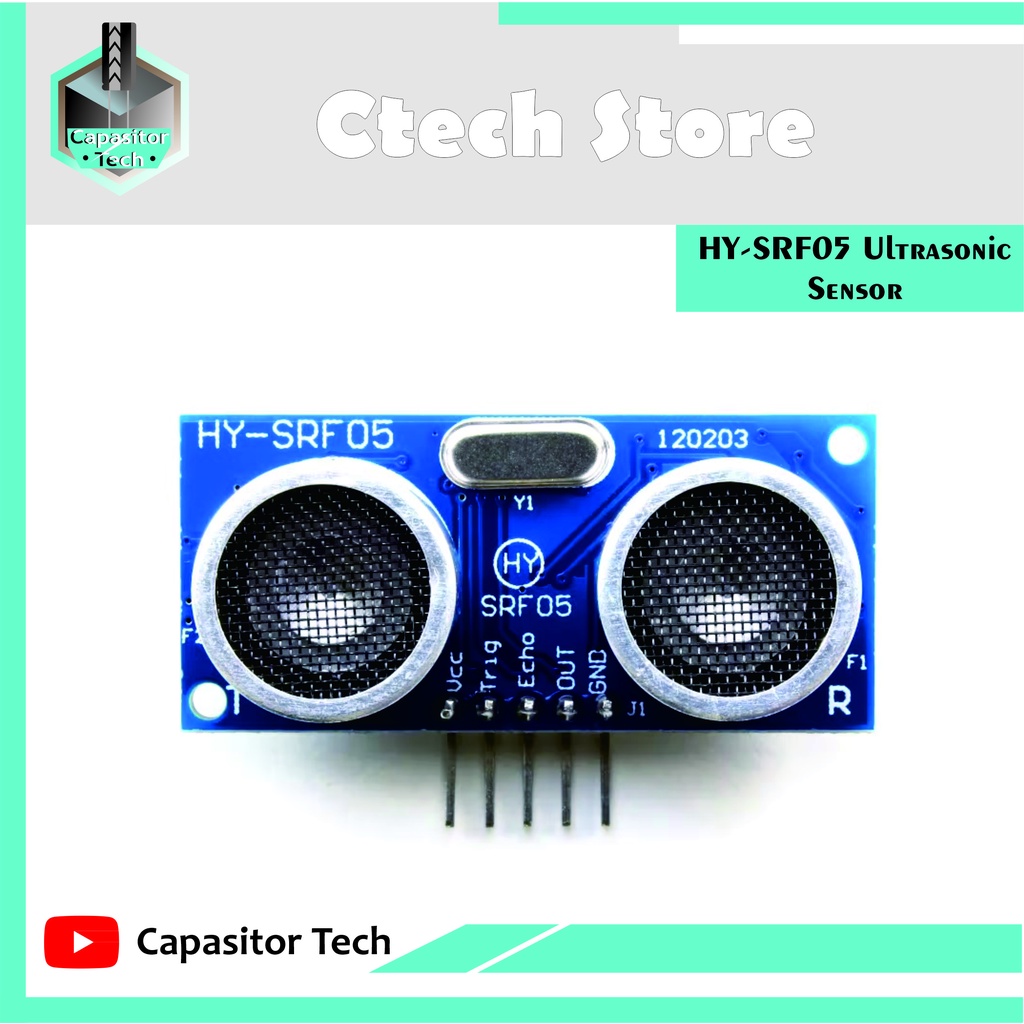 Jual Sensor Jarak HY-SRF05 HYSRF 05 HY SRF 05 Ultrasonic Sensor PING ...