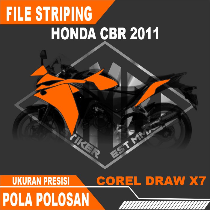 Jual File Pola / Mentahan Striping Honda CBR All Varian | Shopee Indonesia