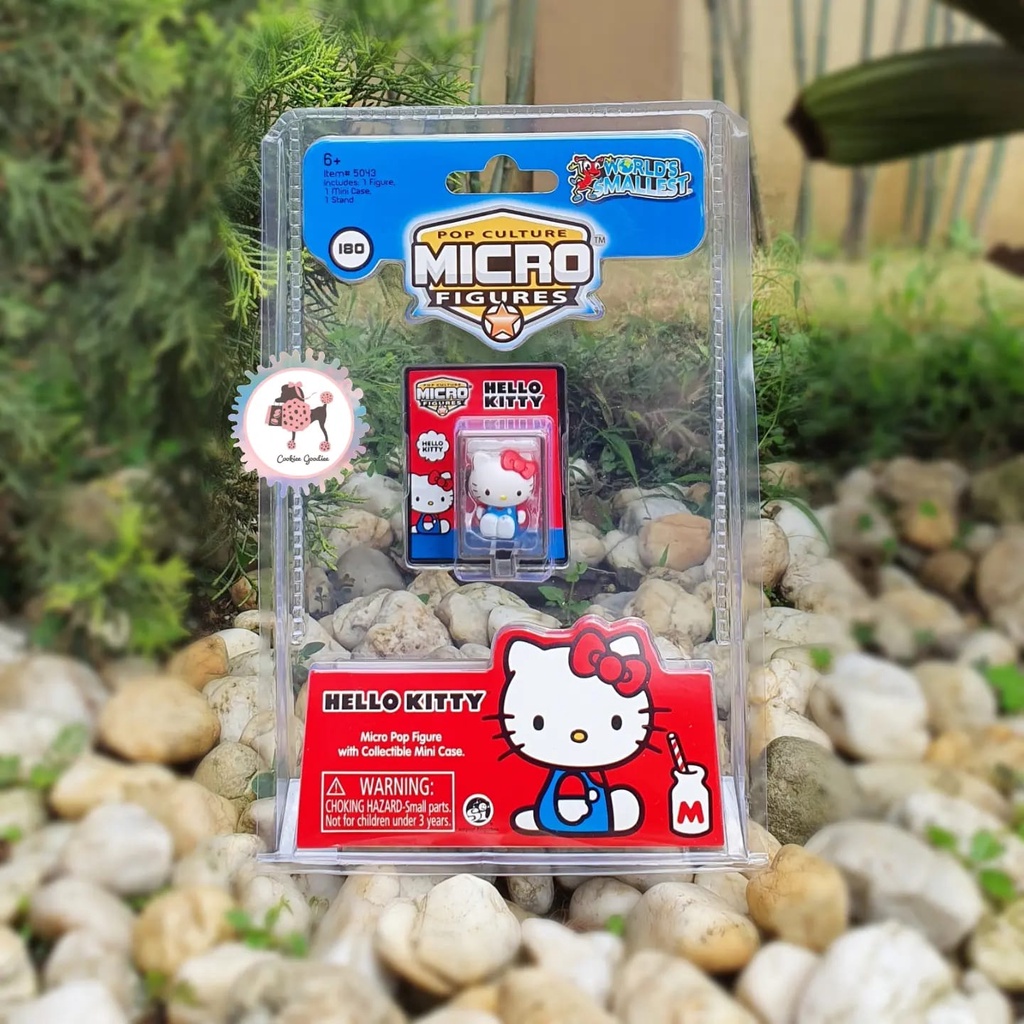 Jual World Smallest Hello Kitty - Blue Classic Sitting Pose | Shopee ...