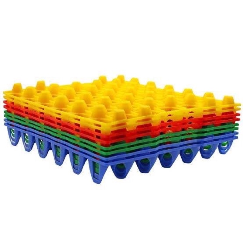 Jual Tempat Telur Tray Susun Warna Plastik Tray 30 butir Rak Telor ...