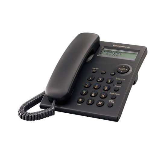 Jual Telepo kabel panasonic KX-TSC11 (Hitam) pesawat telepon rumah KX-TSC11 | Shopee Indonesia