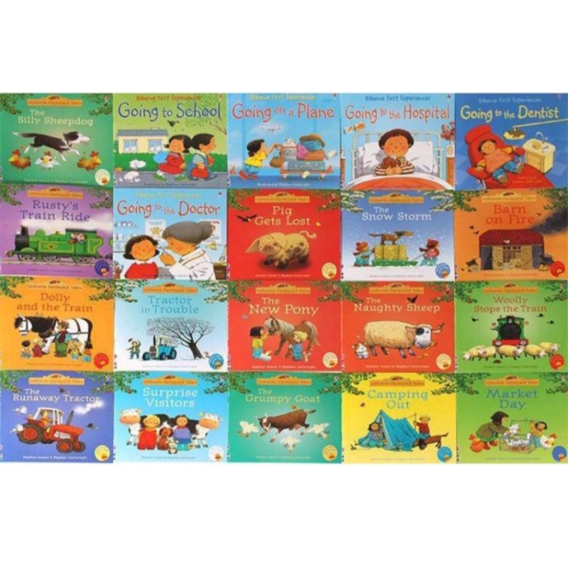 Jual buku usborne first experiences farmyard tales | Shopee Indonesia
