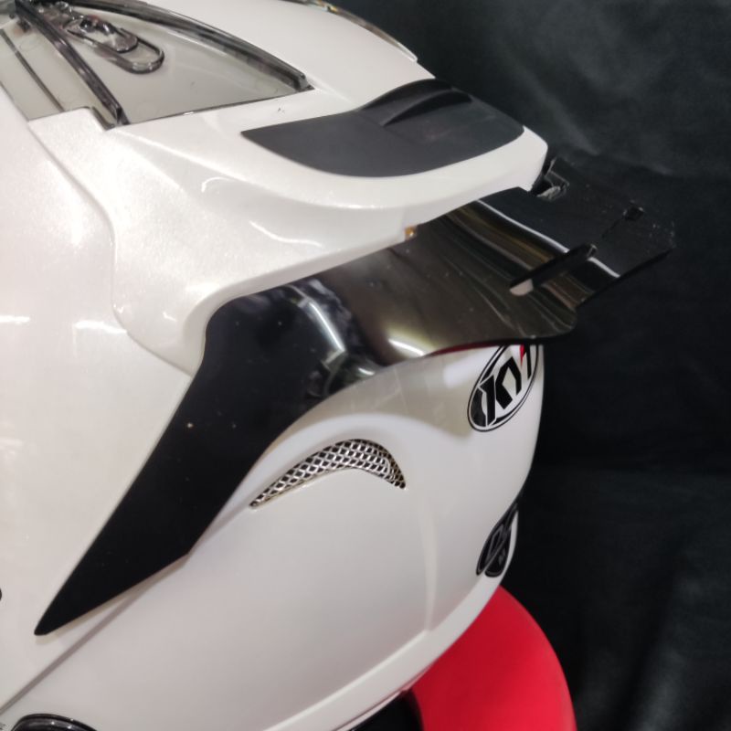 Jual spoiler helm kyt galaxy flat r spoiler helm kyt | Shopee Indonesia