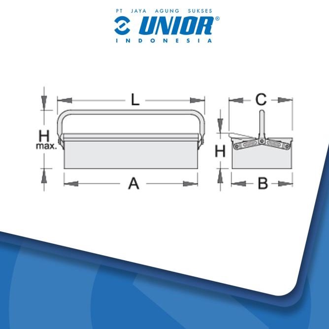 Jual Unior Tool Box - 1 Compartment - 912/1 | Shopee Indonesia