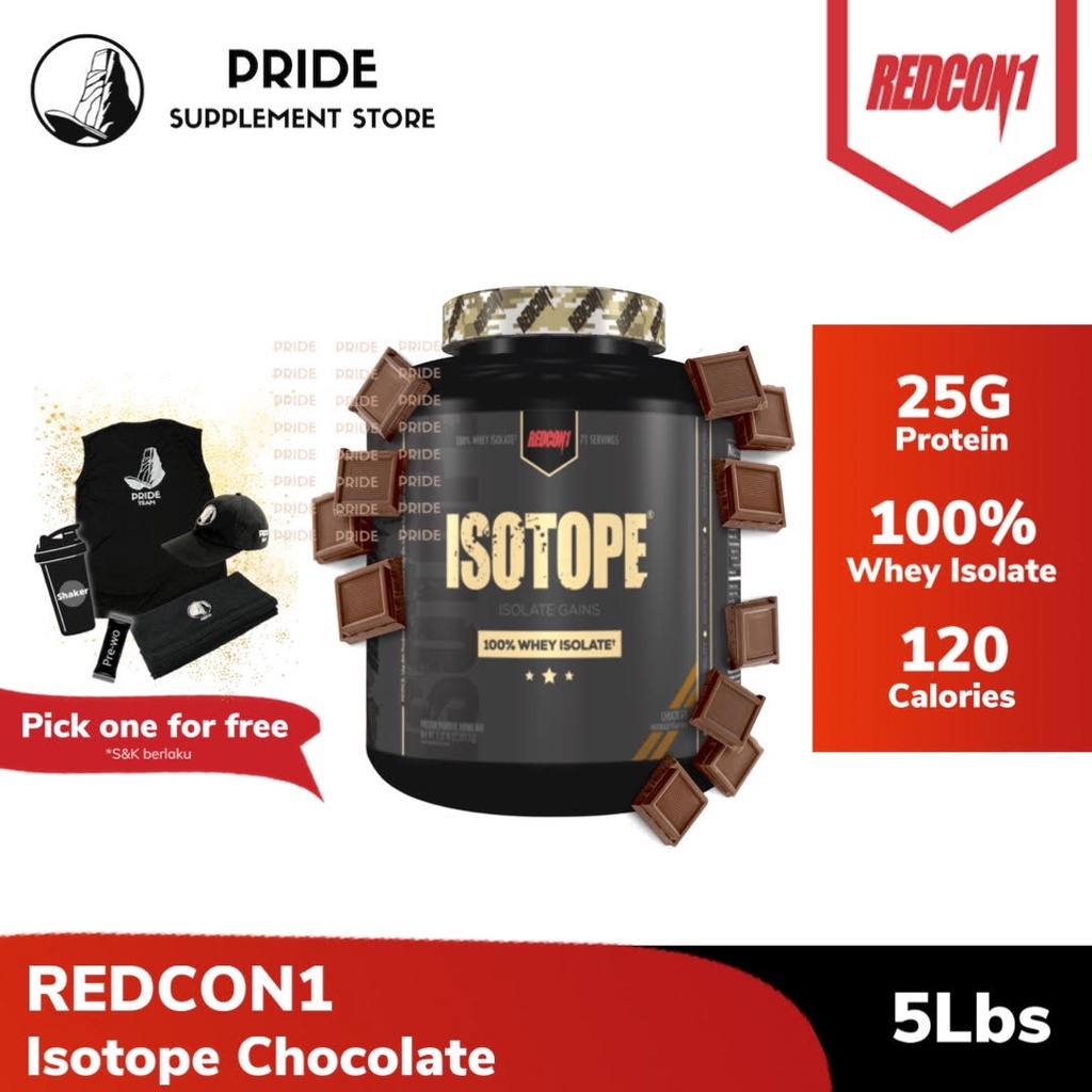 Jual Redcon1 Isotope 100% Isolate 5lb 71 Servings Whey Protein | Shopee ...