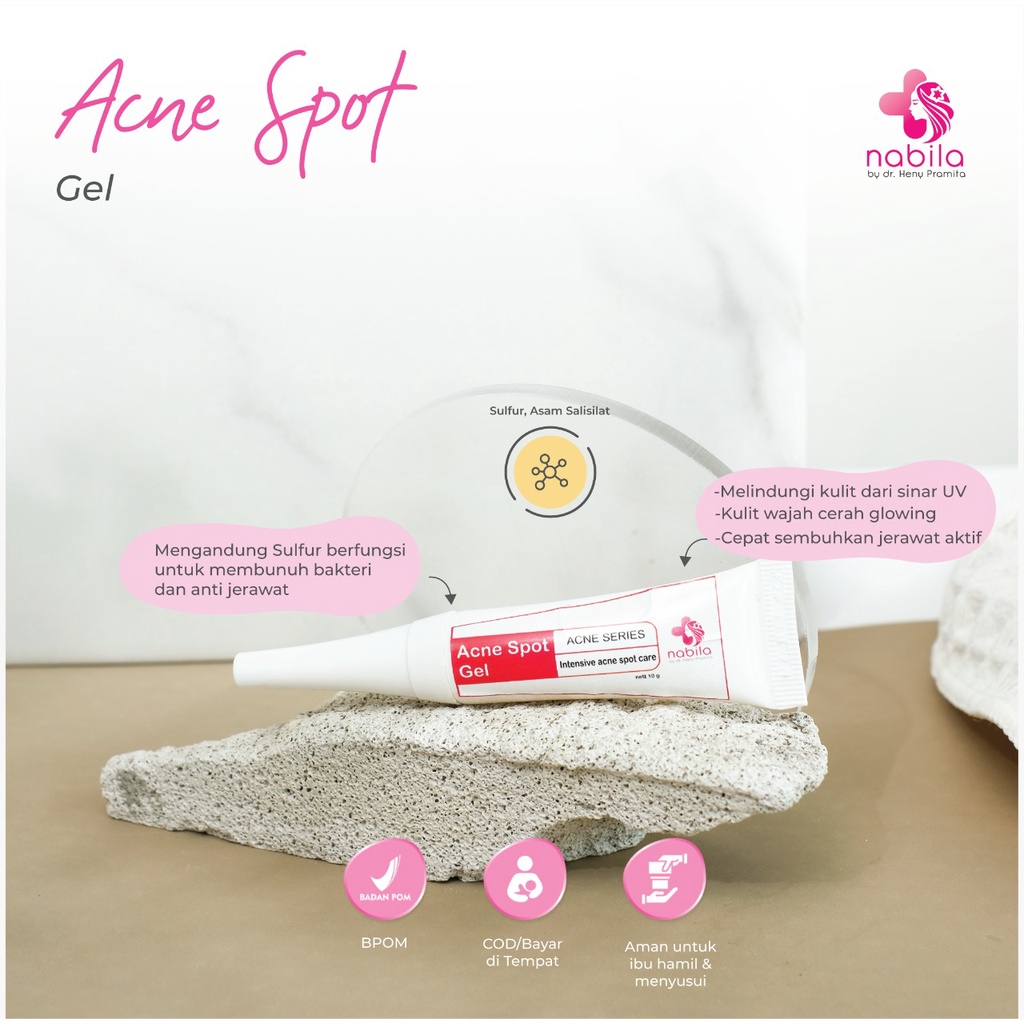 Jual ACNE SPOT GEL 10 GR | NABILA | NABILA SKINCARE | NABILASKINCARE ...