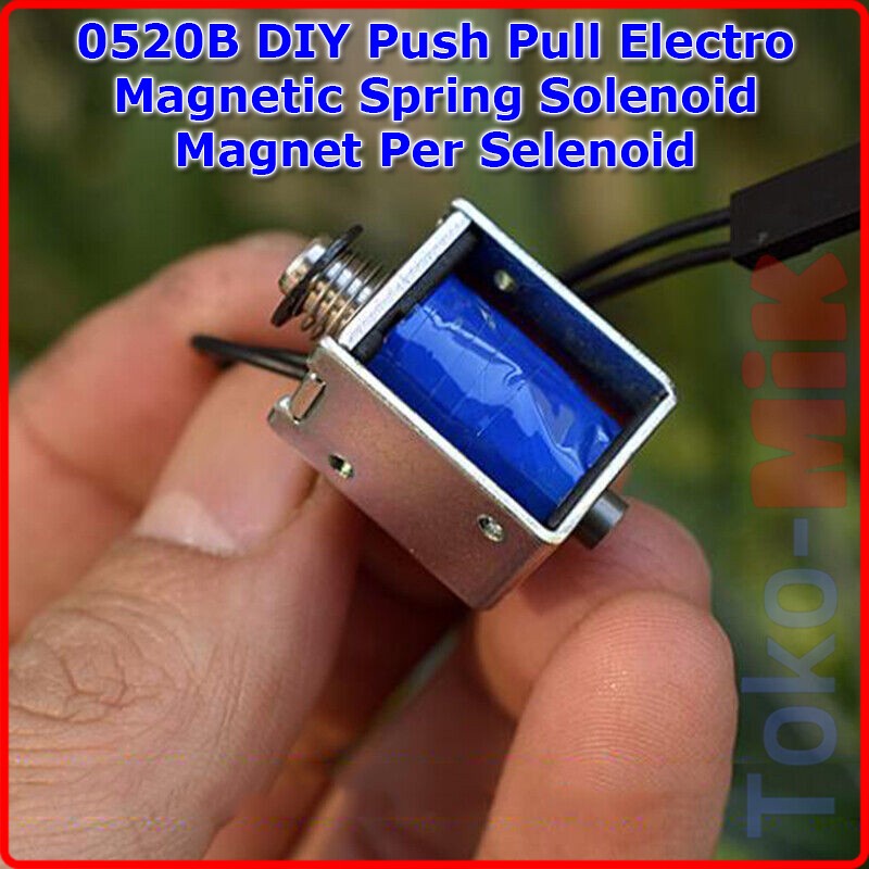 Jual 0520B Mini Solenoid Magnetic Spring Push Pull Per Magnet DC 6V-12V ...