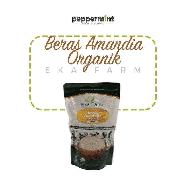 Jual Eka Farm Organic White Rice Amandia / Eka Farm Beras Diabetes (1 ...