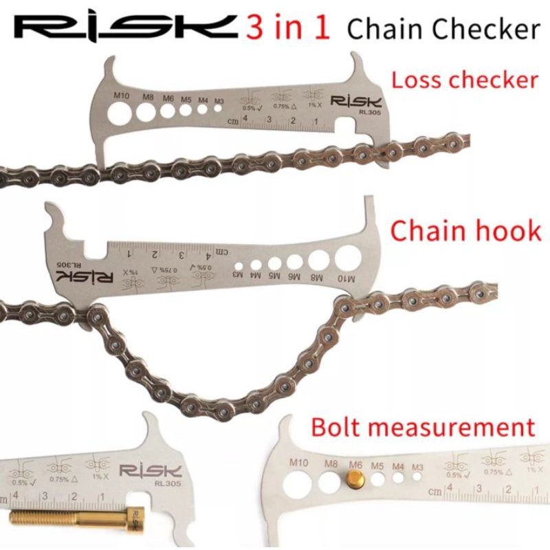 Jual Risk Chain Checker Tool Alat Ukur Rantai Sepeda | Shopee Indonesia