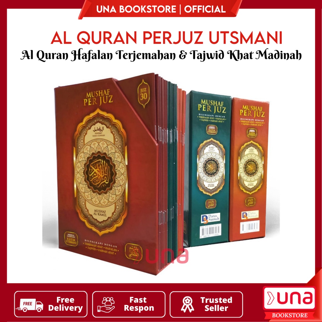 Jual Al Quran Per Juz Al Quran Hafalan Terjemahan dan Tajwid Warna Al ...