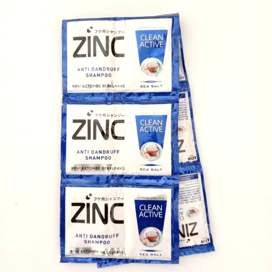Jual - SEMBAKO - Zinc Shampoo Anti Dandruff Clean Active Sea Salt 1 ...
