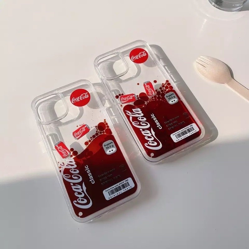 Jual case coca cola premium import ada airnya di dalem bisa gerak ...