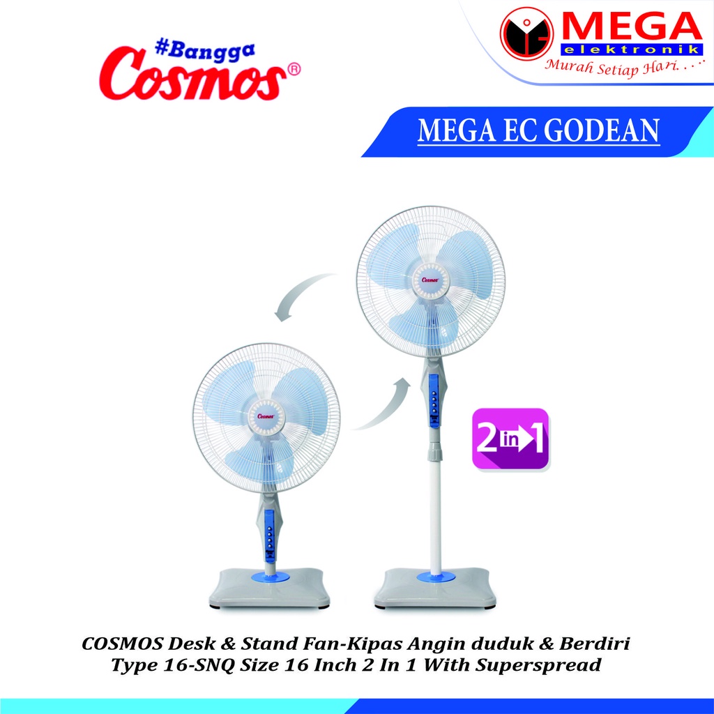 Jual KIPAS ANGIN COSMOS 2 IN 1 16-SNQ HARGA PROMO DAN BERGARANSI RESMI ...