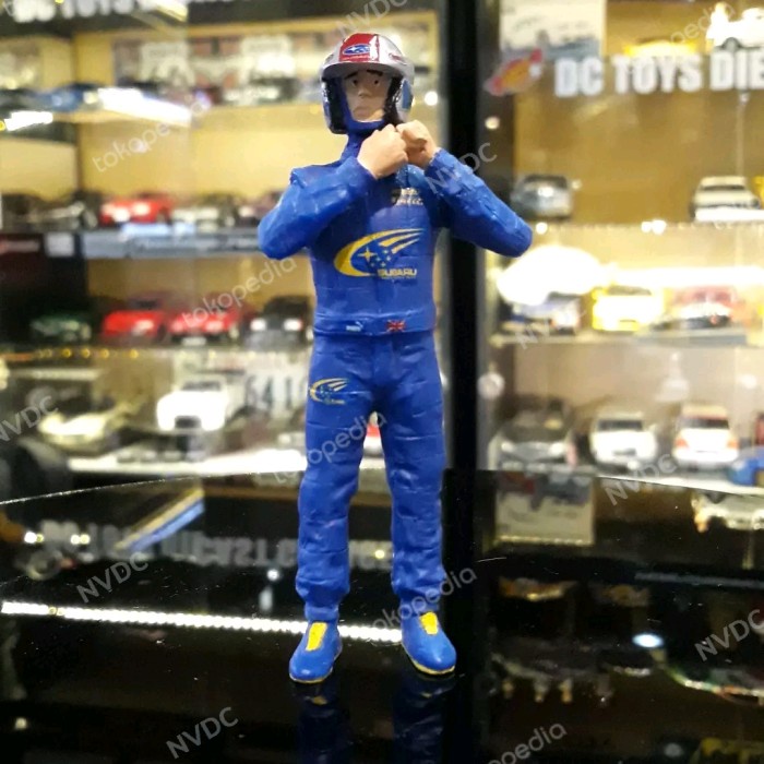Jual 1/18 Racing Driver Subaru Blue Uniform Resin Model Hand made NUSEL ...