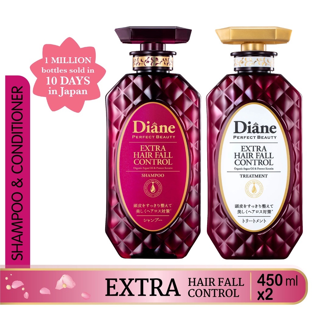 Jual MOIST DIANE Shampoo & Conditioner Treatment Perfect Beauty Extra ...