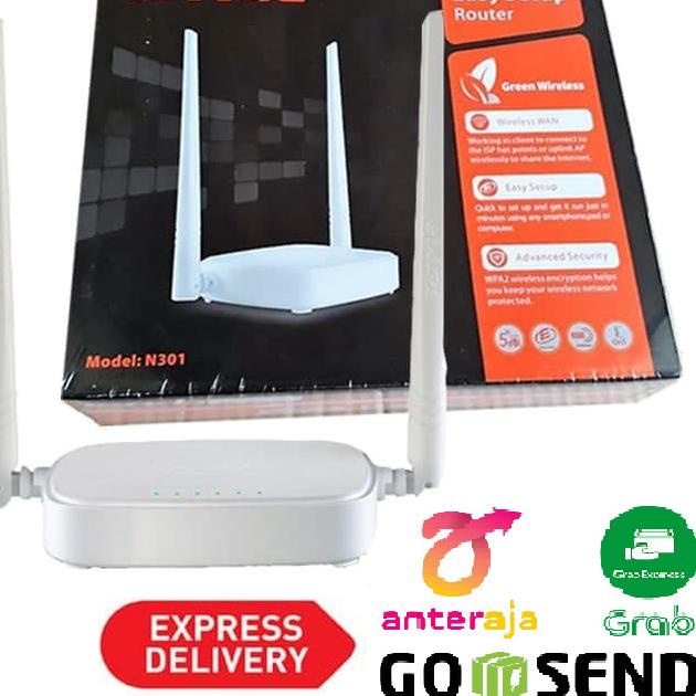 Jual TENDA N301 Router Wireless 300Mbps Easy Setup Router | Shopee ...