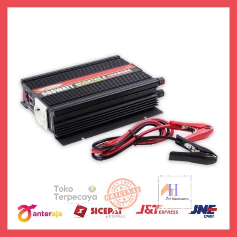 Jual Power Inverter Dengan Charger 500 W Paco | Shopee Indonesia