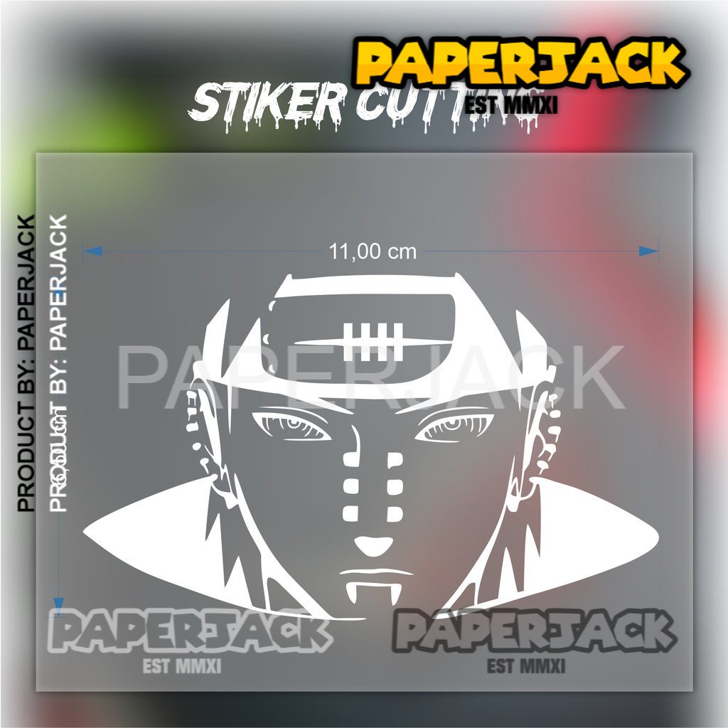 Jual Sticker Cutting Anime PAIN AKATSUKI – Stiker Cutting Vinyl Premium ...