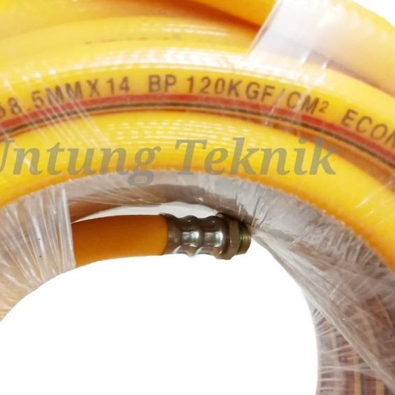 Jual XENON 10 Meter Selang Kompresor Kuning- High Pressure Spray Hose ...