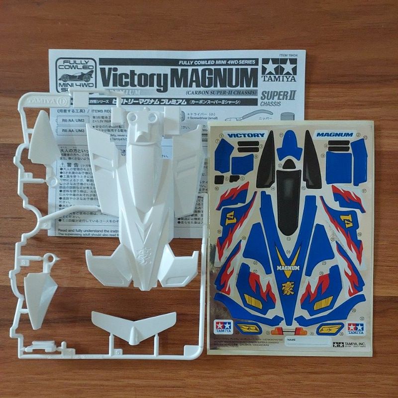 Jual Tamiya 19434 Body Victory Magnum Premium Original + Decal + Box ...