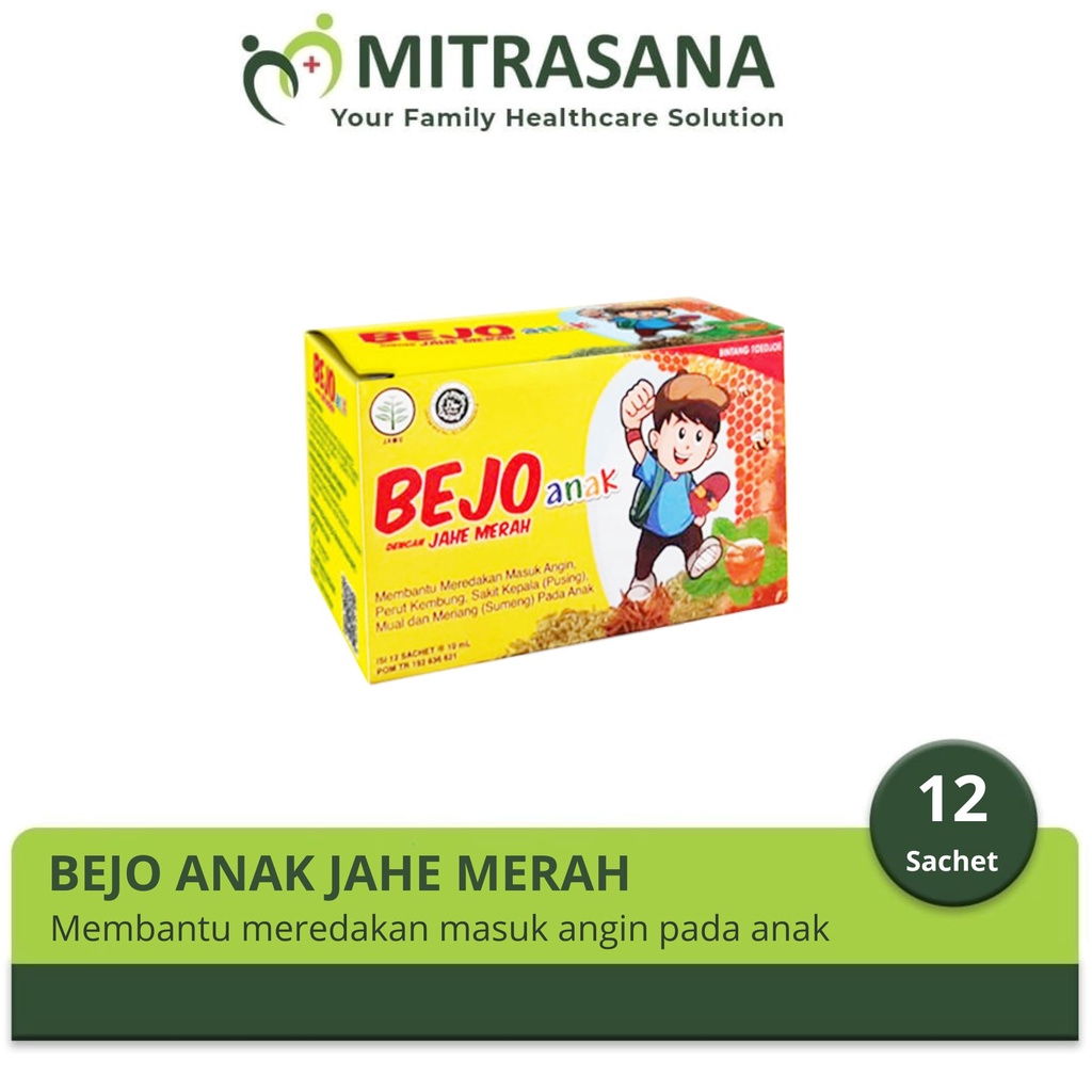 Jual Bejo Anak Jahe Merah 12 Sachet - Membantu Mengatasi Masuk Angin ...