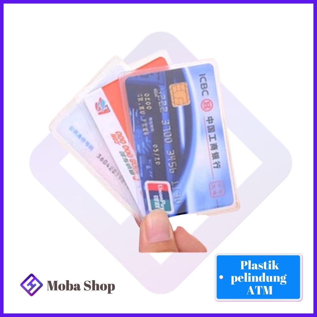 Jual Plastik pelindung ATM / SIM / KTP | Shopee Indonesia
