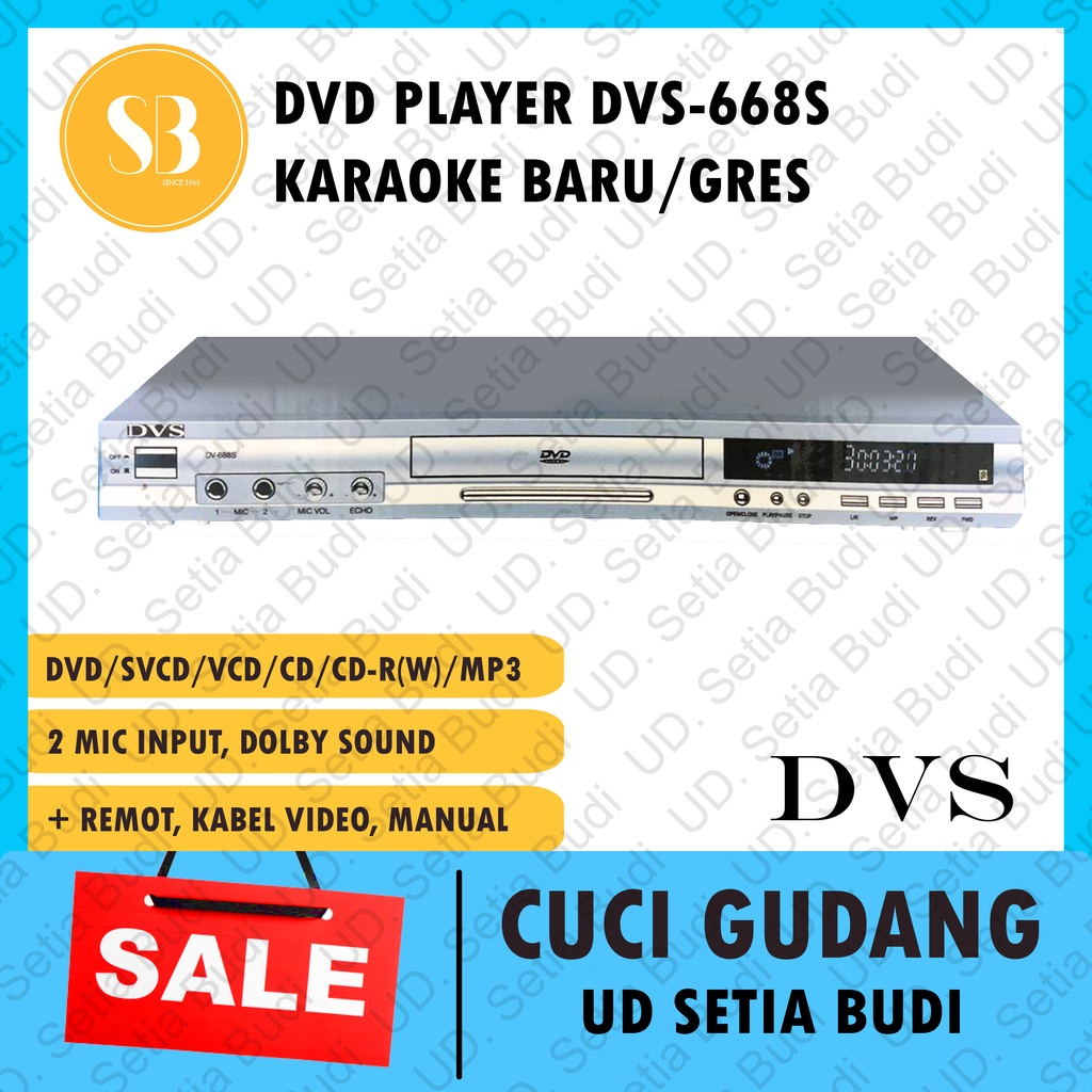 Jual Karaoke DVD VCD CD Player DVS 668 Baru dan Murah | Shopee Indonesia