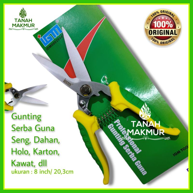 Jual GUNTING SERBAGUNA GUNTING SENG KERTAS KARTON HOLO HOLLOW KAWAT ...