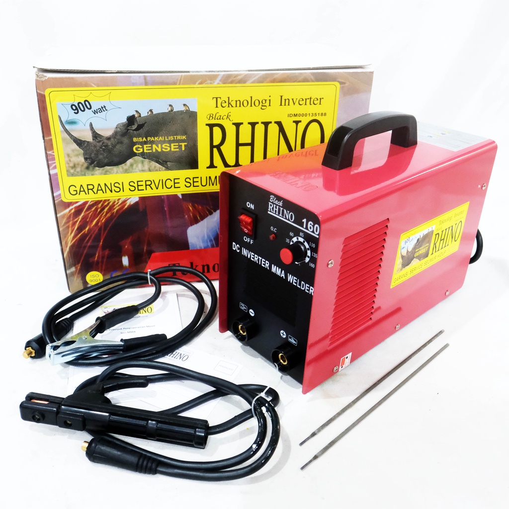 Jual Mesin Las RHINO 160 A / Mesin Trafo Travo Las Listrik Inverter MMA 160A RHINO | Shopee ...