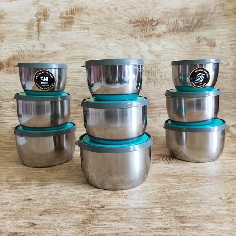 Jual Food Storage Wadah Stainless 3pcs | Shopee Indonesia