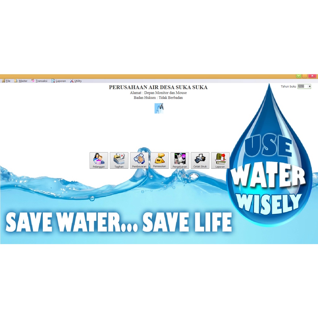 Jual Software Rekening Air Pengelolaan Air Bersih PAM Untuk Desa ...