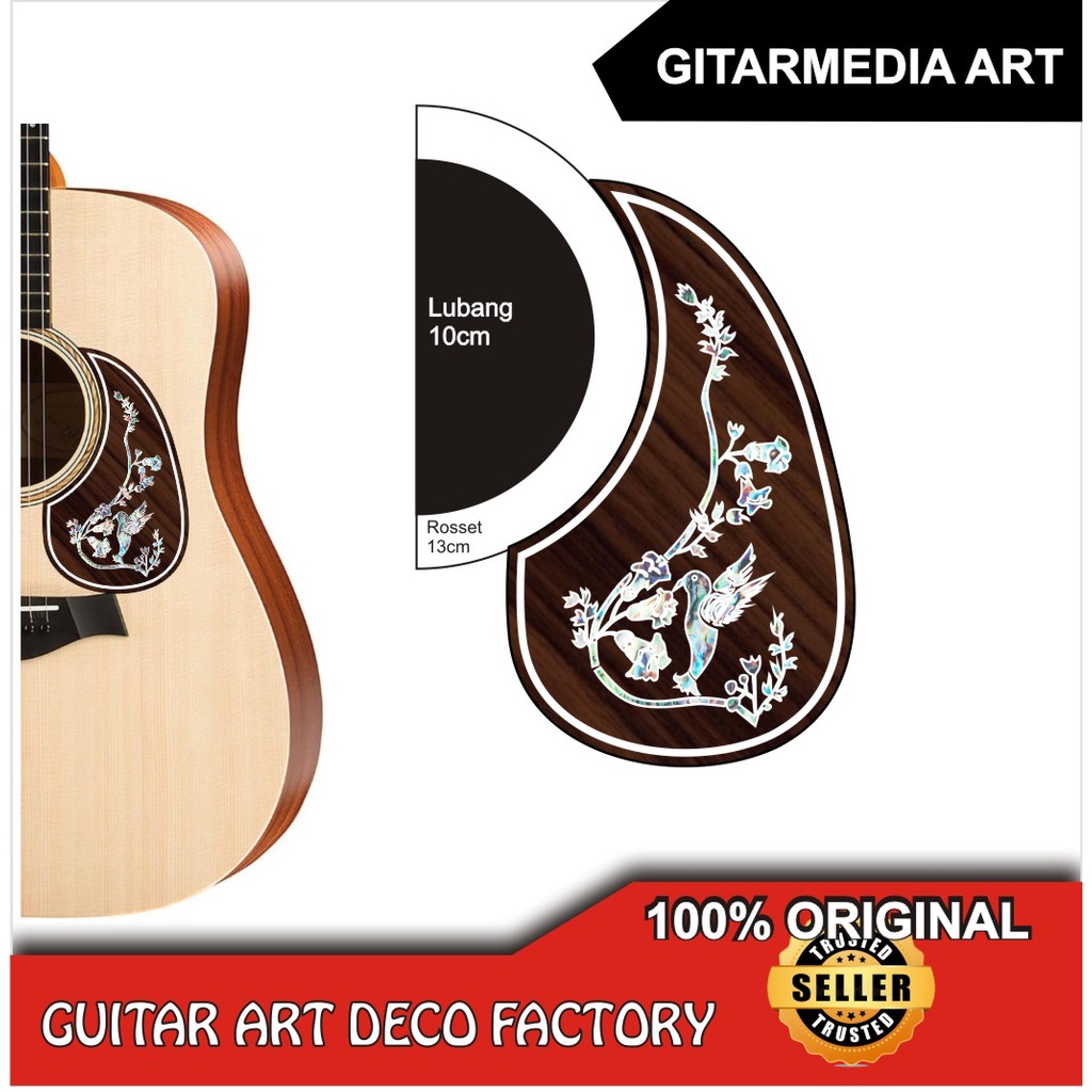 Jual stiker gitar akustik custom keren | Shopee Indonesia